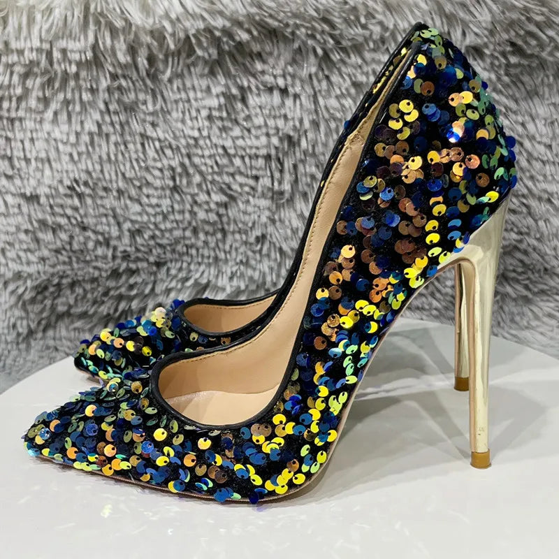 High heel beads Bling Sequins Sexy Extremely High Heels – PDPDZ-Fashion ...